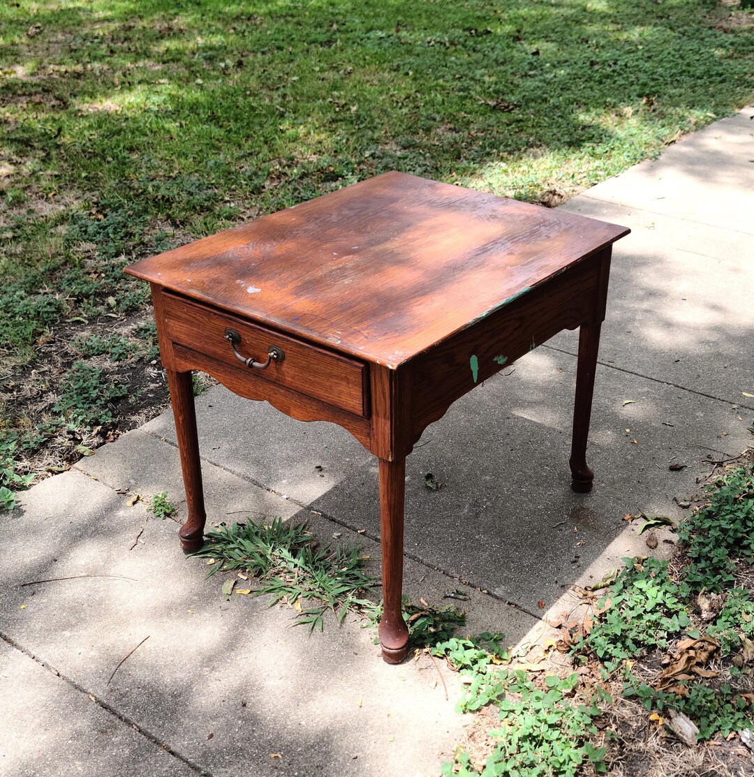 Vintage Lexington Bob Timberlake American Cabin Oak Wood Side Table - Etsy