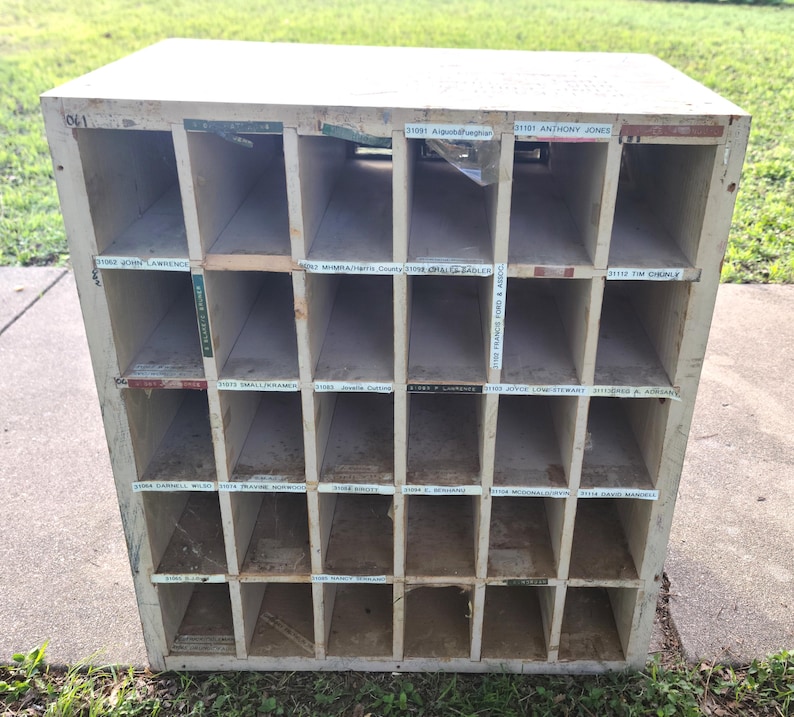 Vintage US Post Office Mail Sorter Box Cubby - Etsy