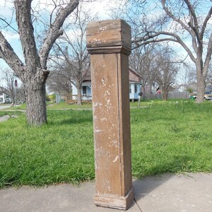 Vintage Architectural Salvage Porch Column Wooden Old House Salvage ...