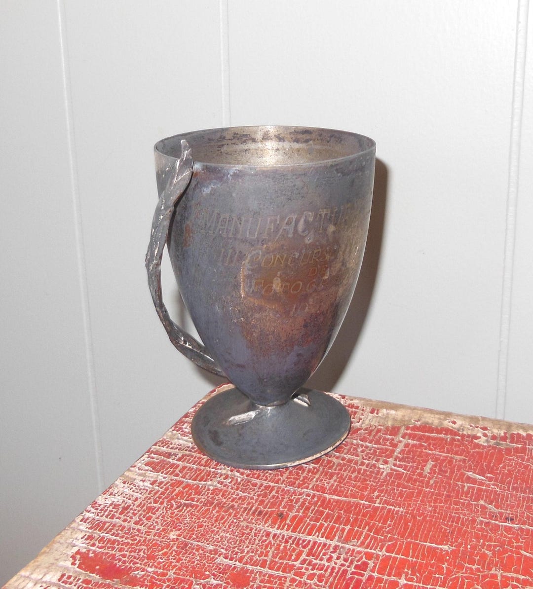 Vintage Silverplate Trophy Cup Photography Award - Etsy
