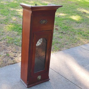 Antique Colonial Regulator Wood Wall Clock 41 in Tall - Etsy