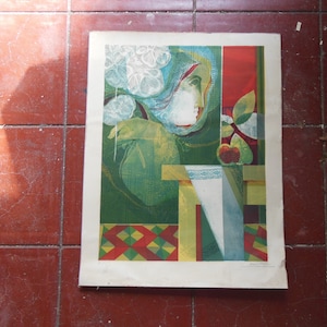 Vintage EP Print Signed by Alvar Artist Proof Alvar Sunol Modern Art ...