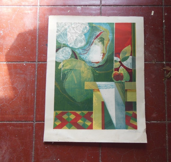 Vintage EP Print Signed by Alvar Artist Proof Alvar Sunol - Etsy