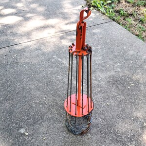 Vintage Antique Metal Round Chimney Cleaner Sweeper Tool Expands Made ...