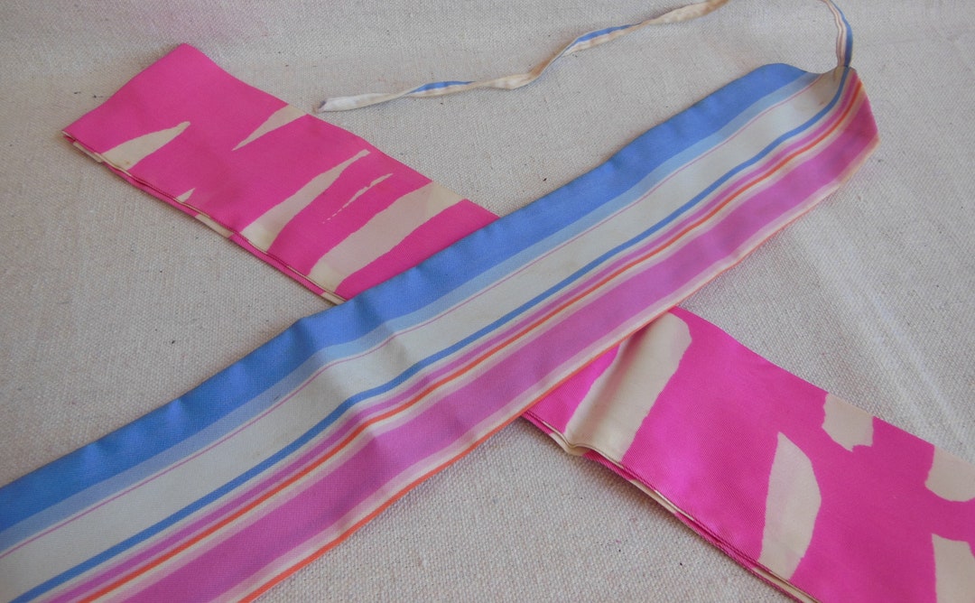 Vintage 1960s Set 2 Headbands the Real Deal Retro Hippie Chic Nylon Mod ...