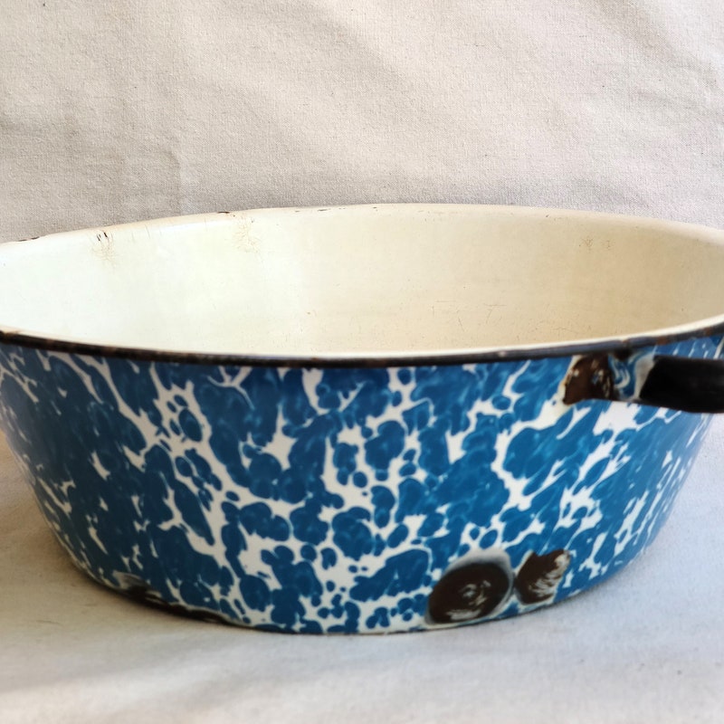 Enamel Wash Basin - Etsy