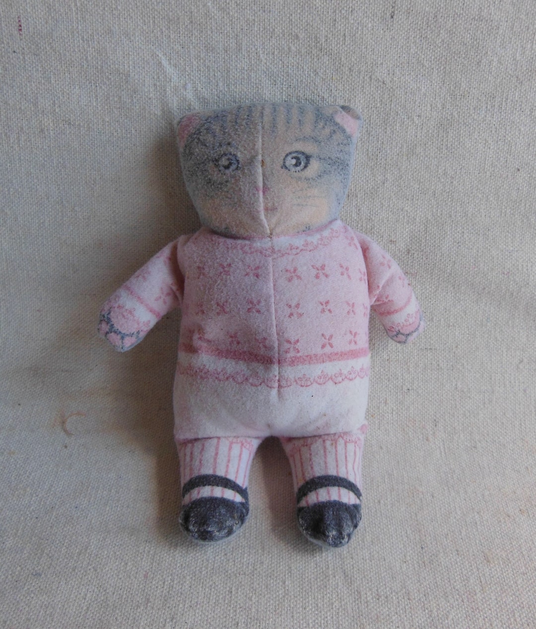 Vintage the Toy Works 1985 B Shackman Vintage Kitty Cucumber Doll Plush ...