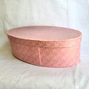Vintage 1930s Effanbee Lamkin Oval Doll Box Original Doll Box Pink ...