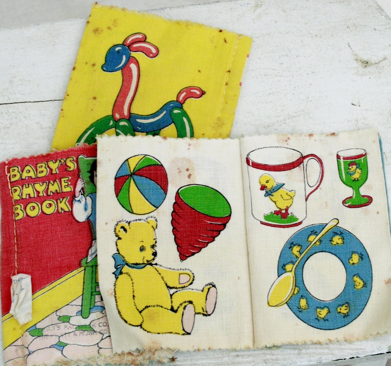 Set of 3 Cloth Deans Rag Book Made in England - Etsy