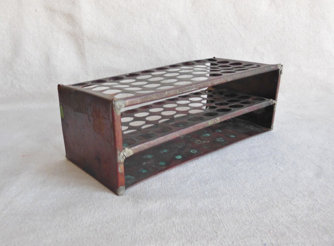Vintage Copper Test Tube Stand Holder Laboratory Lab Science - Etsy