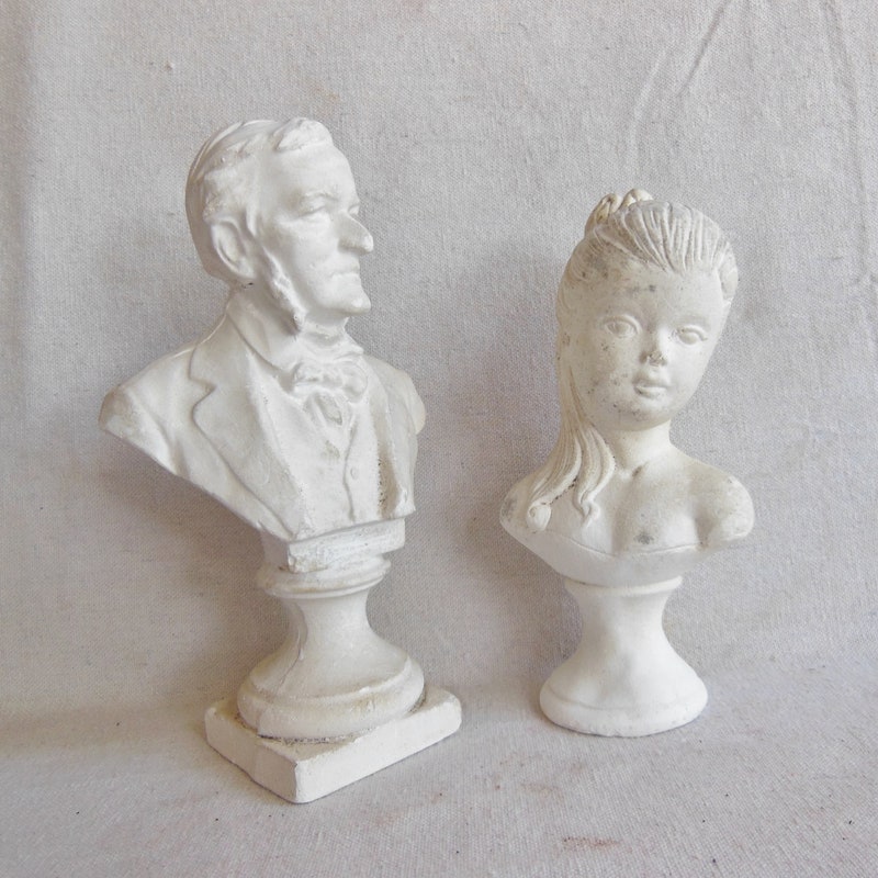 Chalkware Bust - Etsy