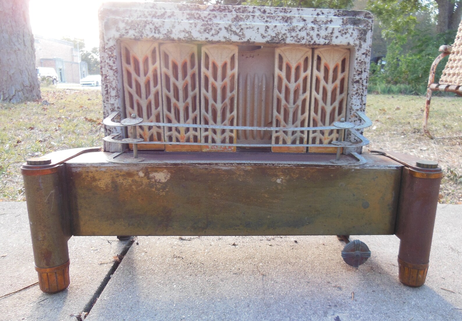 Antique Gas Heater Humphrey Radiantfire Fireplace Insert Metal - Etsy