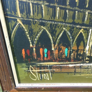 Vintage Painting Large Artwork 54 in Stuart Original Art Vanguard ...