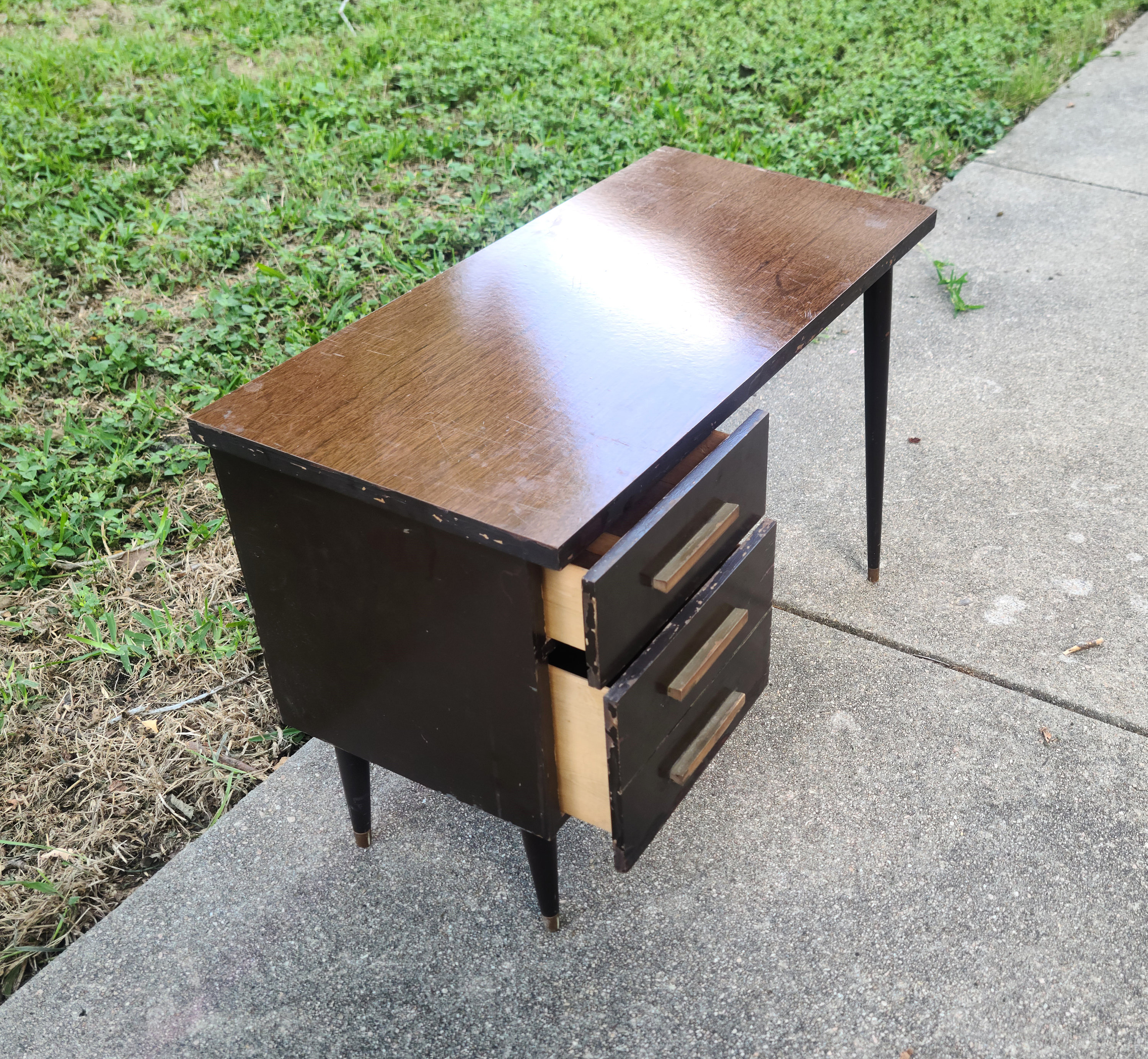 Tiny 14 in Vintage Mid Century Modern Salesman Sample Desk - Etsy