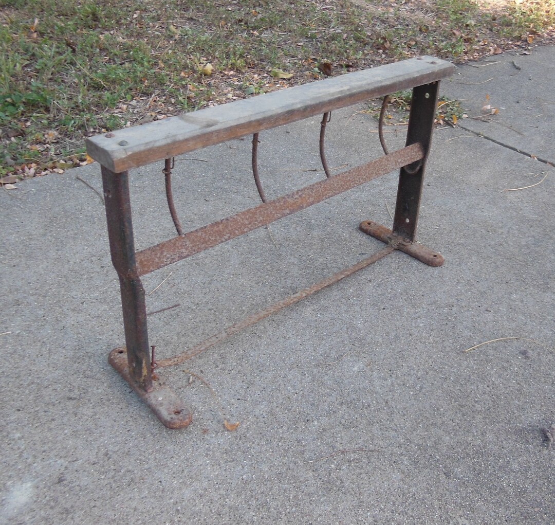 Antique Rusty Metal General Store Mercantile Paper Roll Holder Butcher ...