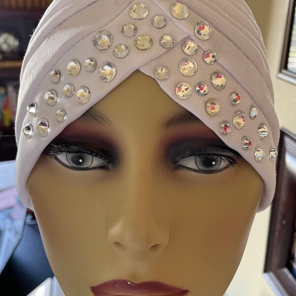 Rhinestone Turban - Etsy