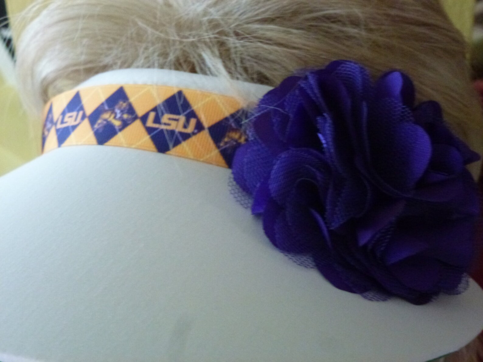 LSU College Football Team Sun Visor - Etsy