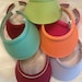New Visor Colors, Larger Brim New Visors, Sun Visors in New Colors - Etsy