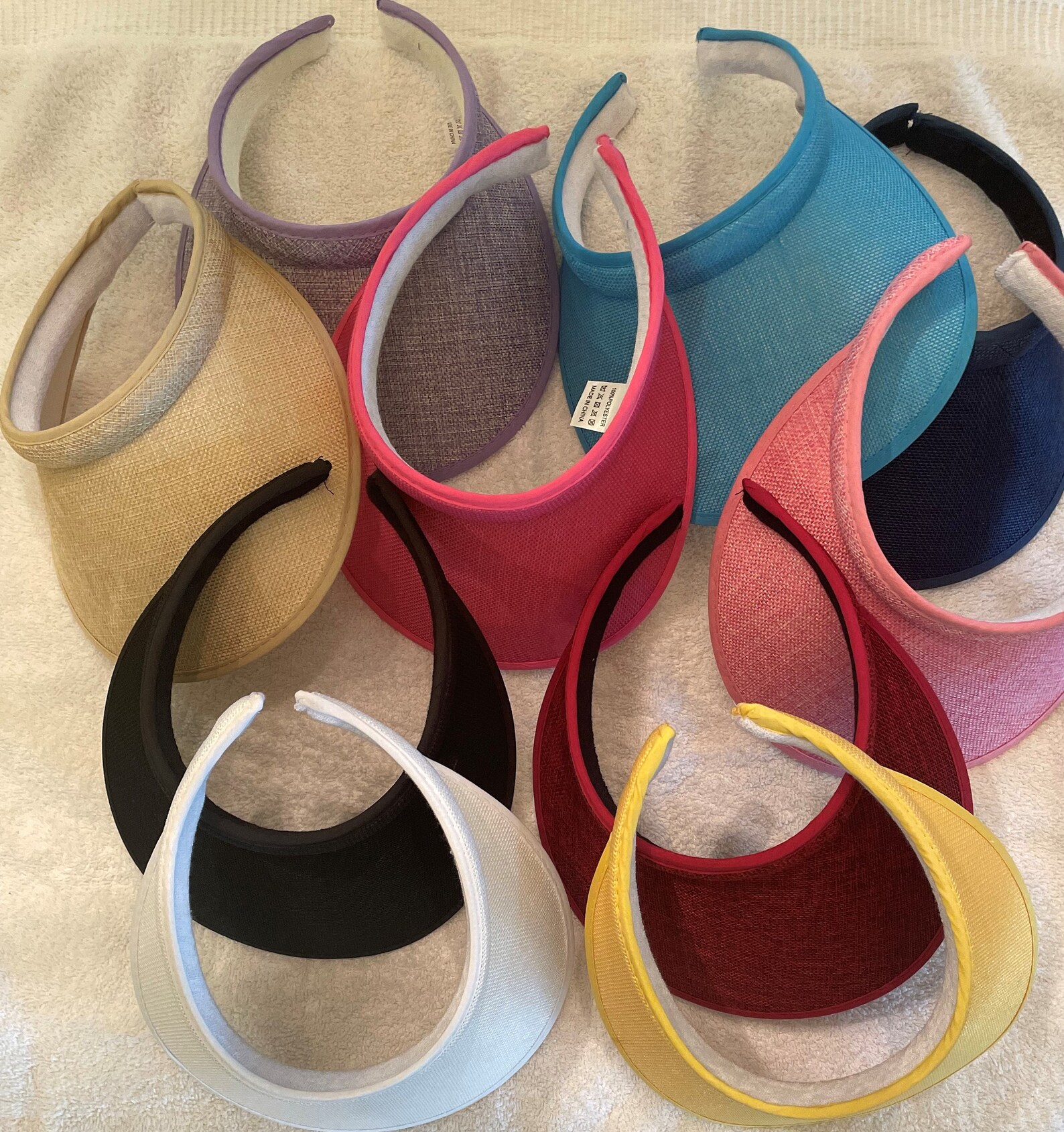 New Visor Colors, Larger Brim New Visors, Sun Visors in New Colors - Etsy