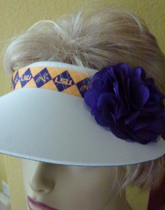 LSU College Football Team Sun Visor - Etsy