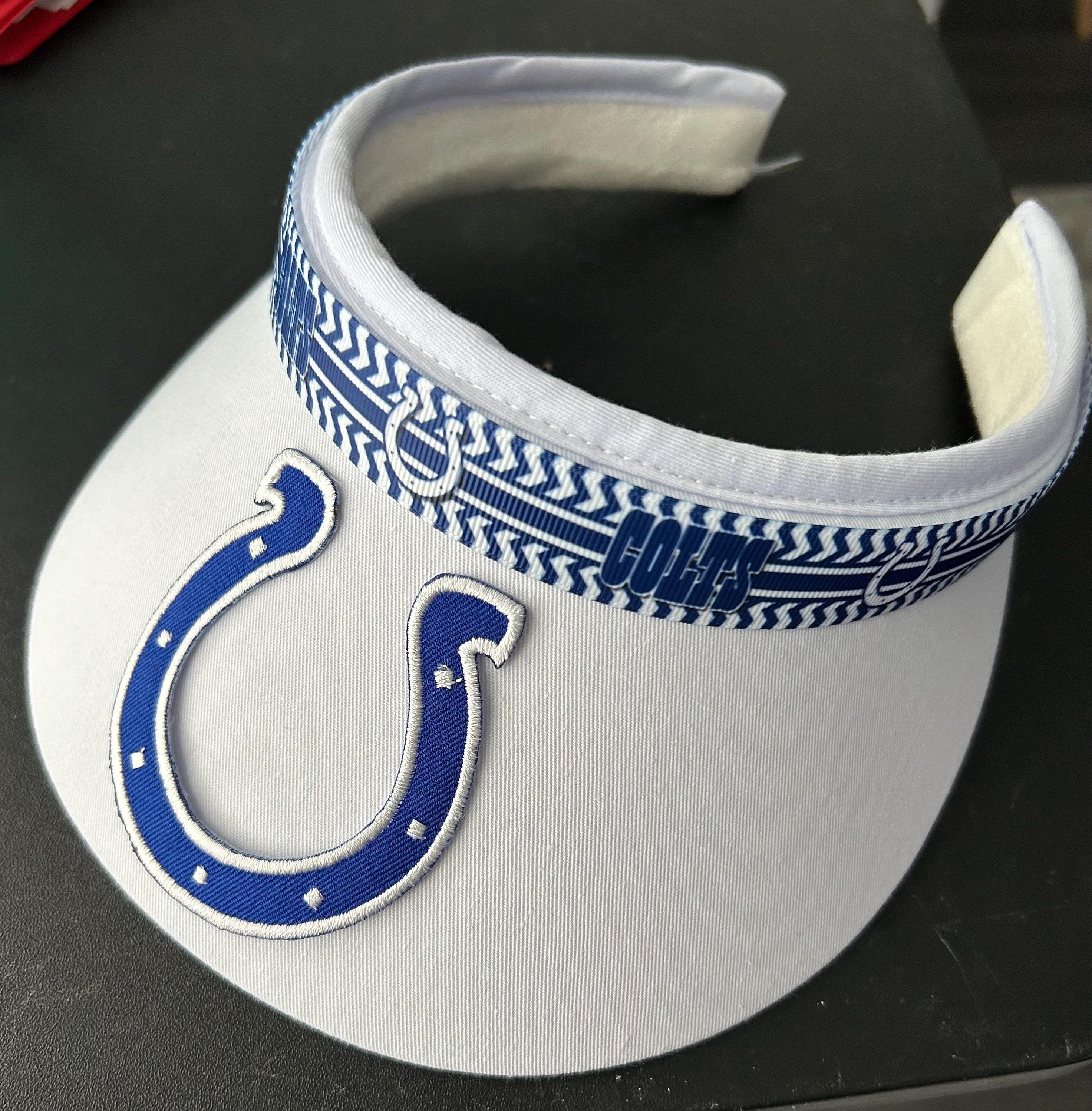 Indianapolis Pro Football Team Sun Visor, Blue and White Team Colors ...