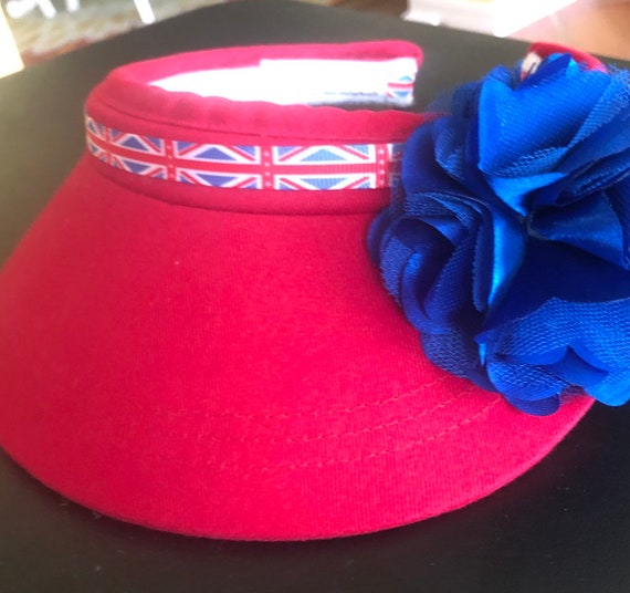 Sale Canadian Ladies Red Sun Visor | Etsy