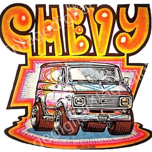 Chevy Van - Etsy