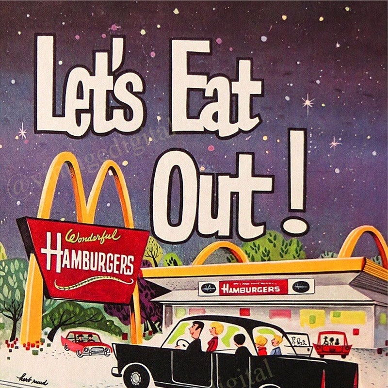 Mcdonalds Poster - Etsy