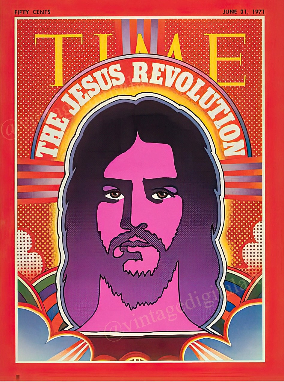 June 21, 1971 Time Magazine Cover the Jesus Revolution Digital Art ...