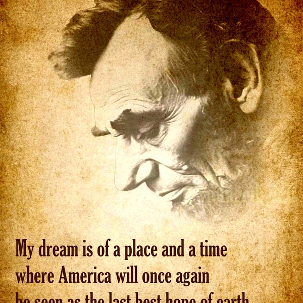 Lincoln Quote - Etsy