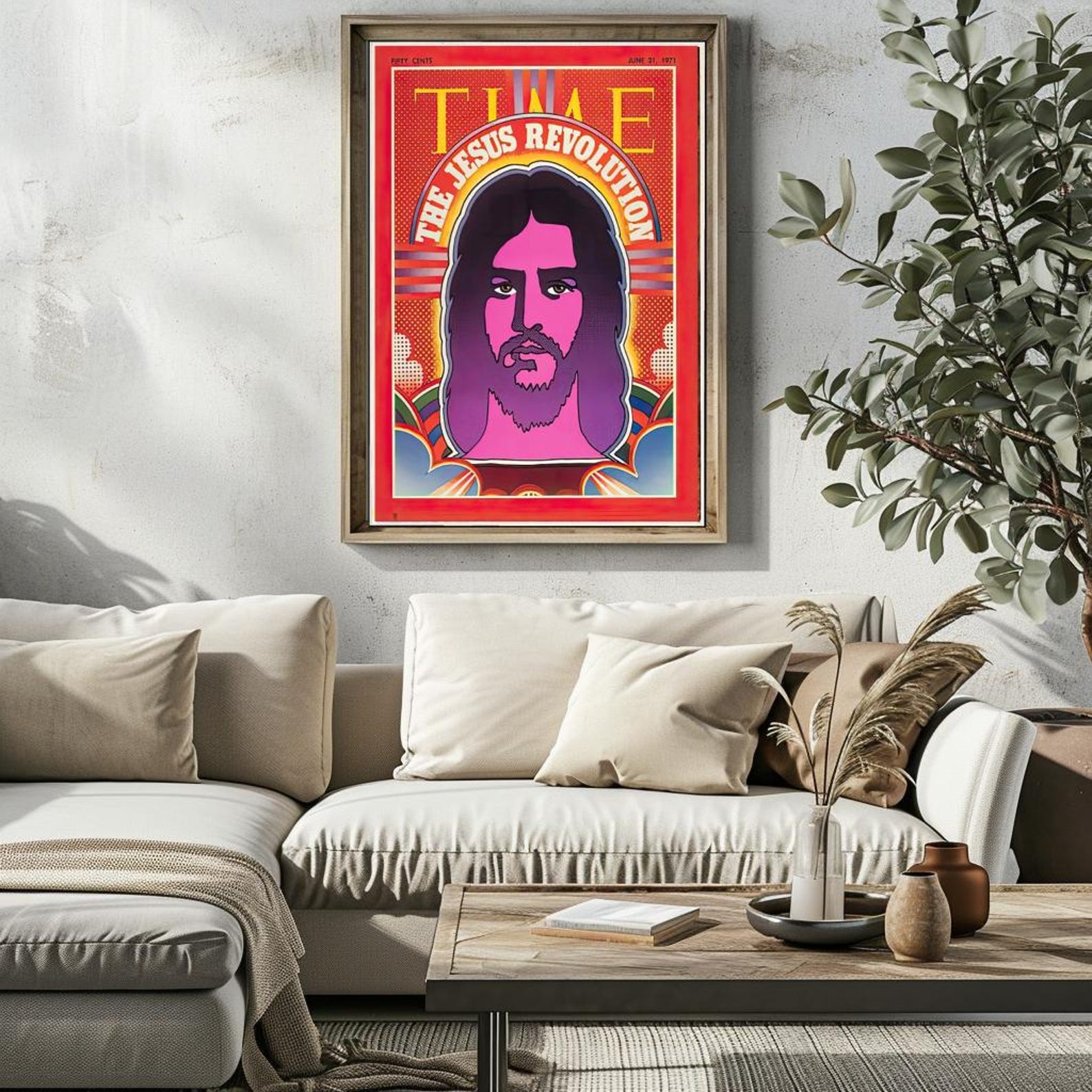 June 21, 1971 Time Magazine Cover the Jesus Revolution Digital Art ...