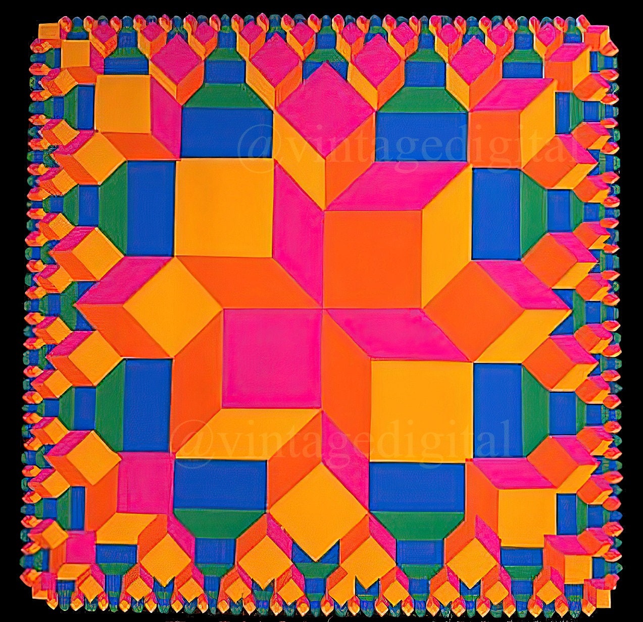 Modulo Art Square Grid