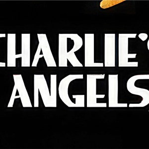Vintage 1980s Charlie's Angels TV Show Logo Frameable Art Digital ...