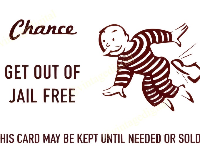 Complete Set of 32 Chance and Community Chest Monopoly Cards, Vintage ...