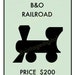 Set of 4 Vintage 1960s Monopoly Game Replica Railroad Cards - Digital ...