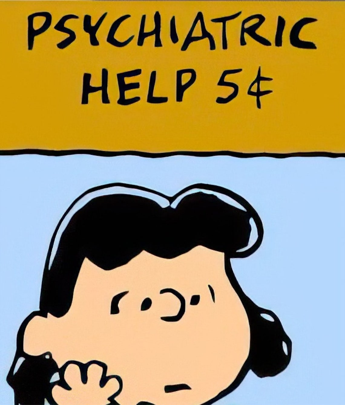 Vintage 1960s Peanuts Lucy Van Pelt Psychiatric Help the Doctor is in ...