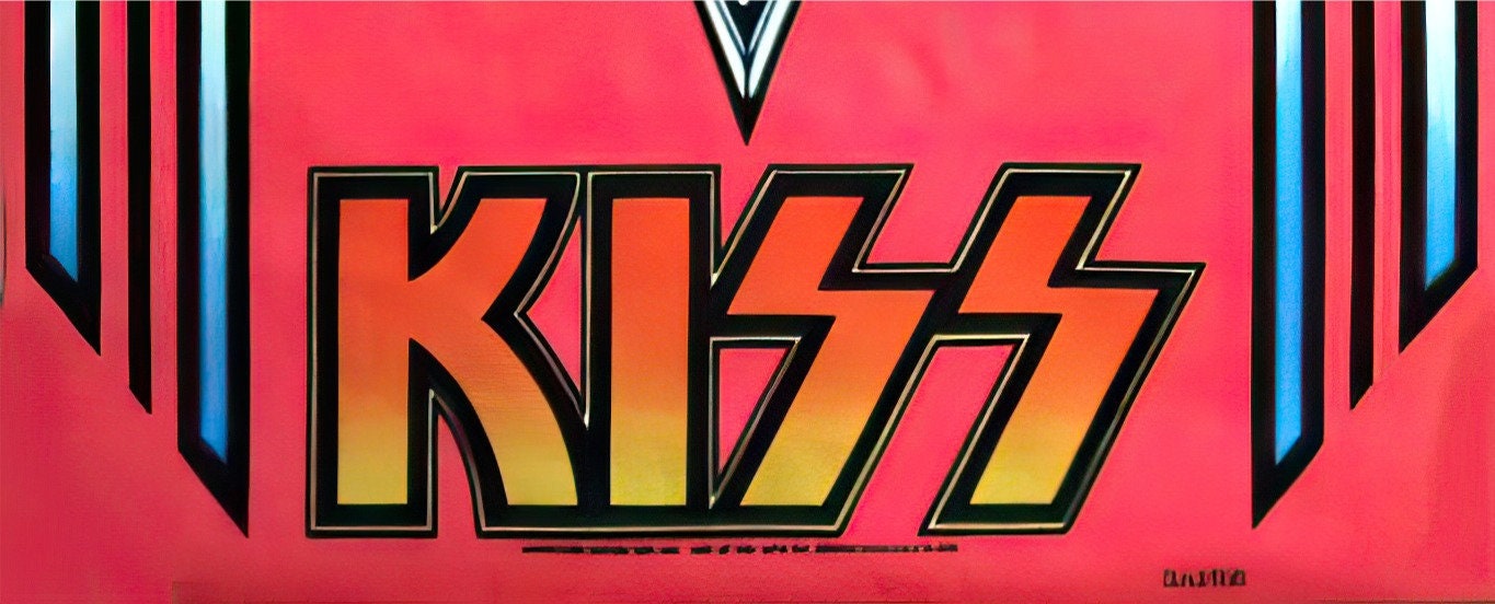 Vintage 1970s KISS Music Group Blacklight Poster Replica Digital ...
