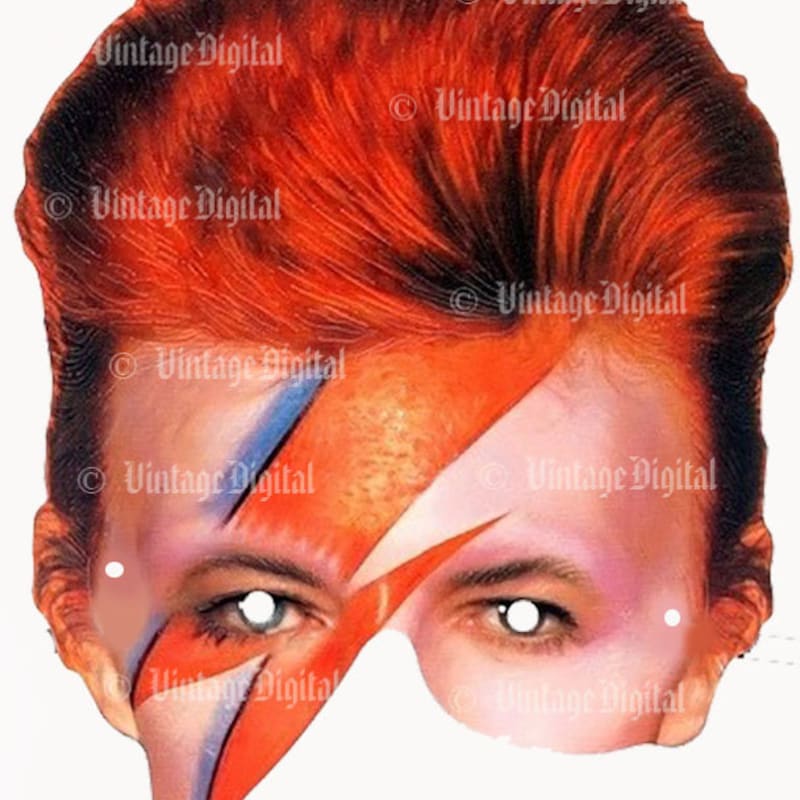 David Bowie Mask - Etsy UK
