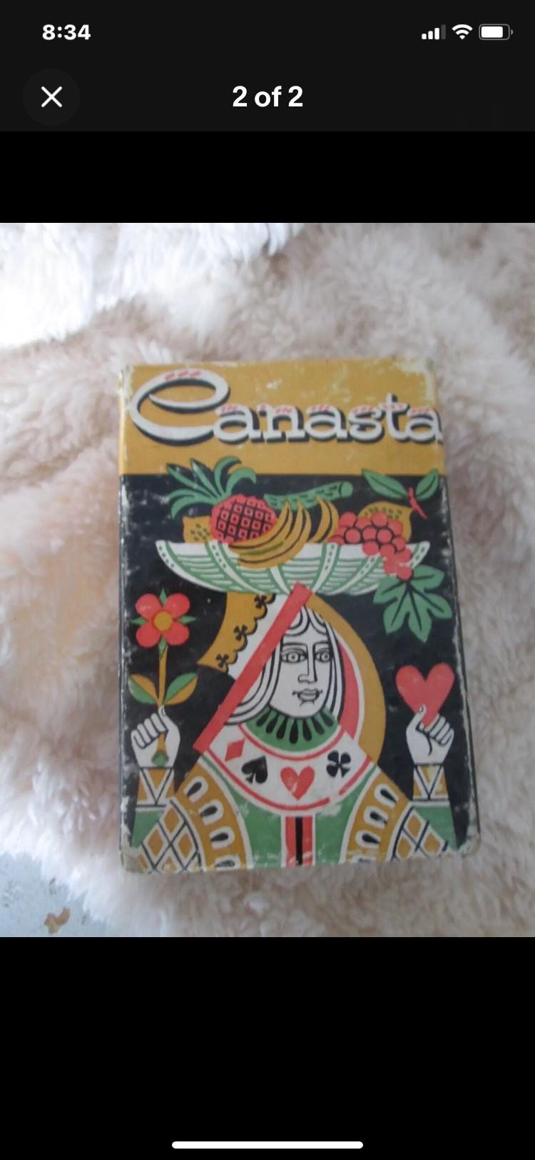 Deck of Canasta Playing Cards Cocker Spaniel Dog Vintage Full Set Games ...