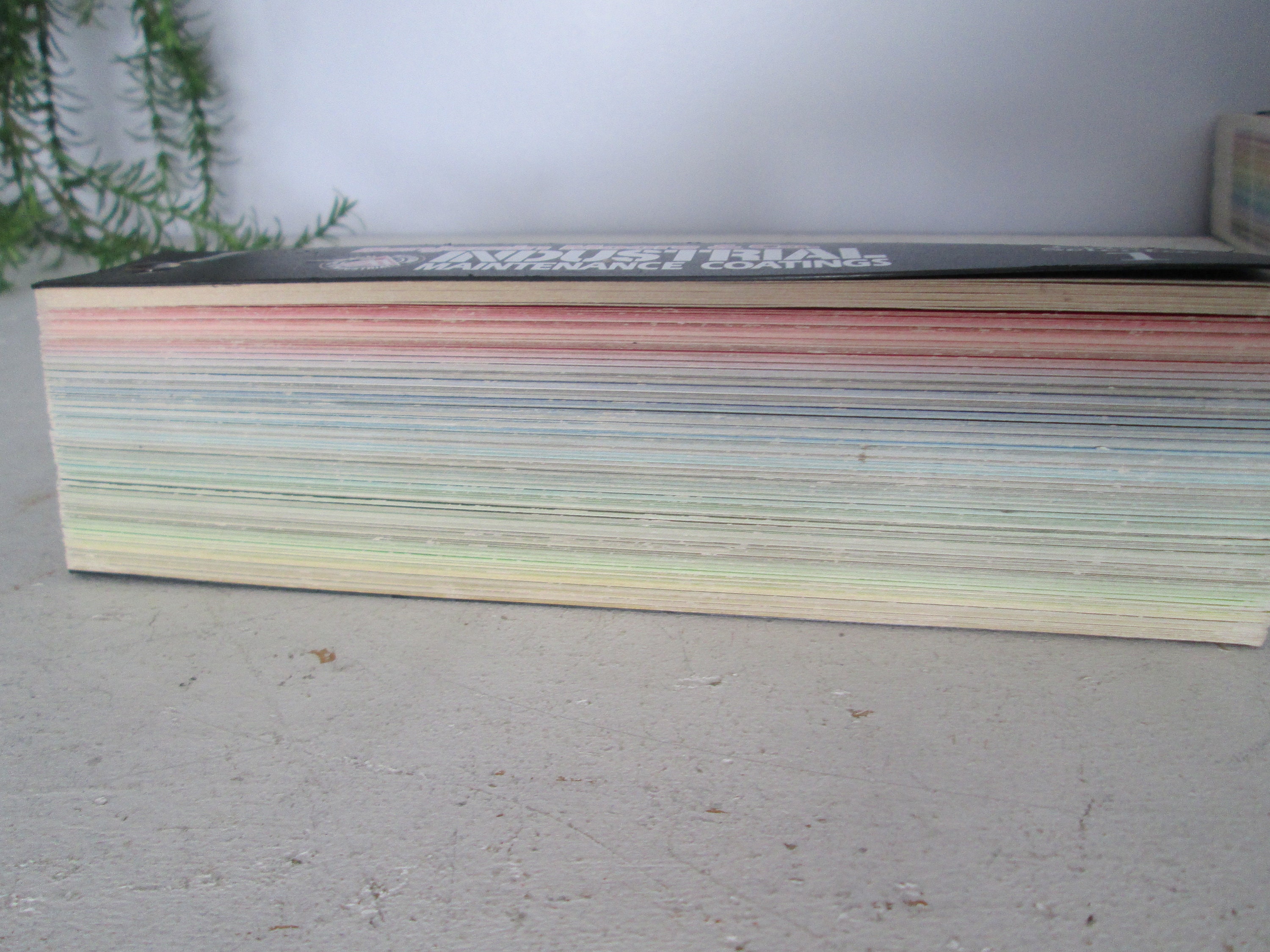 Benjamin Moore Mechanical Industrial Paint Chip Fan Deck of Colors ...
