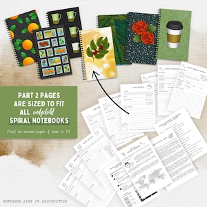 Coffee Journal Template Digital Download, Coffee Tasting Notebook and ...