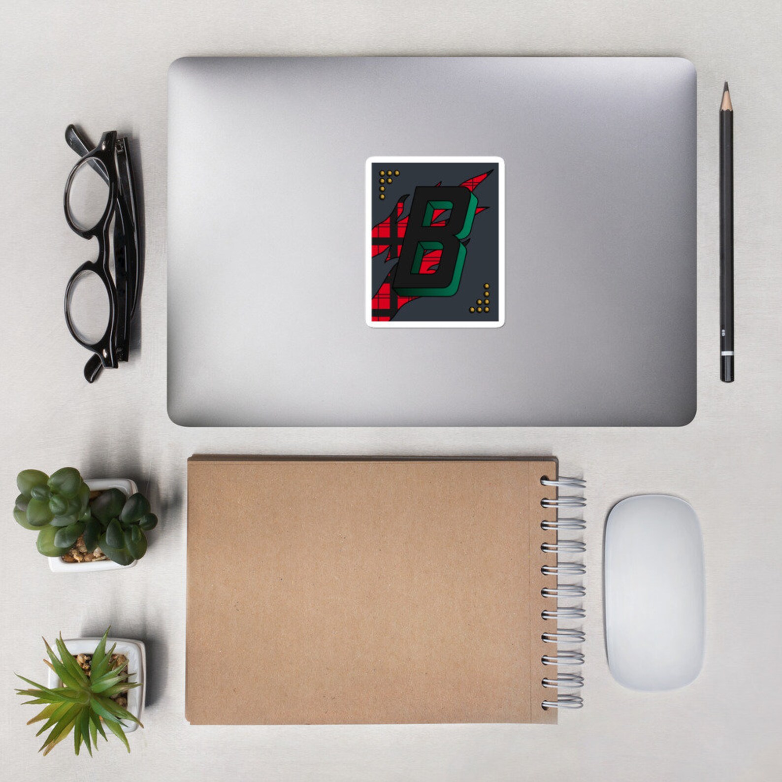 Sticker Letter B Vinyl Sticker Art Sticker Illustration - Etsy