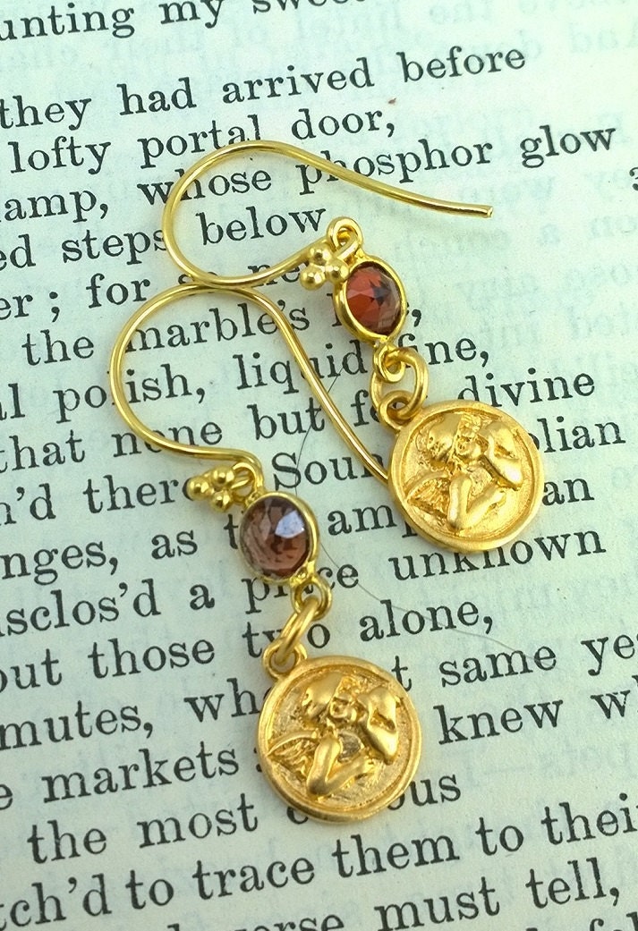 Guardian Angels: A Renaissance Angel Hand Wrought in Golden | Etsy