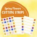 SPRING FLOWERS Cutting Strips for Montessori Toddler, Prek, Homeschool ...