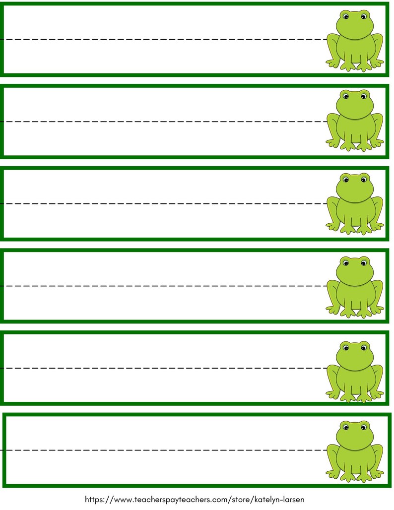 FROG LIFE CYCLE Cutting Strips for Montessori Toddler, Prek, Homeschool ...