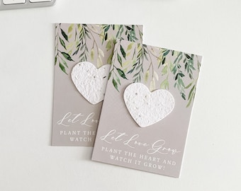 Let Love Grow Wedding Favor - Etsy