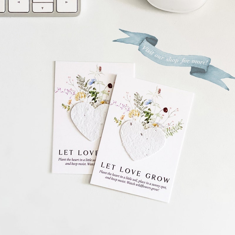 Let Love Grow Wedding Favor - Etsy