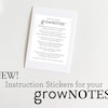 Grownotes™ Let's Grow Together Garden Bookmarks, Seed Paper, Vegetables ...
