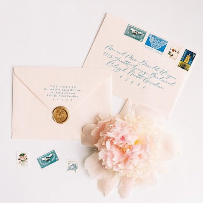 Wedding Envelope Calligraphy - Etsy