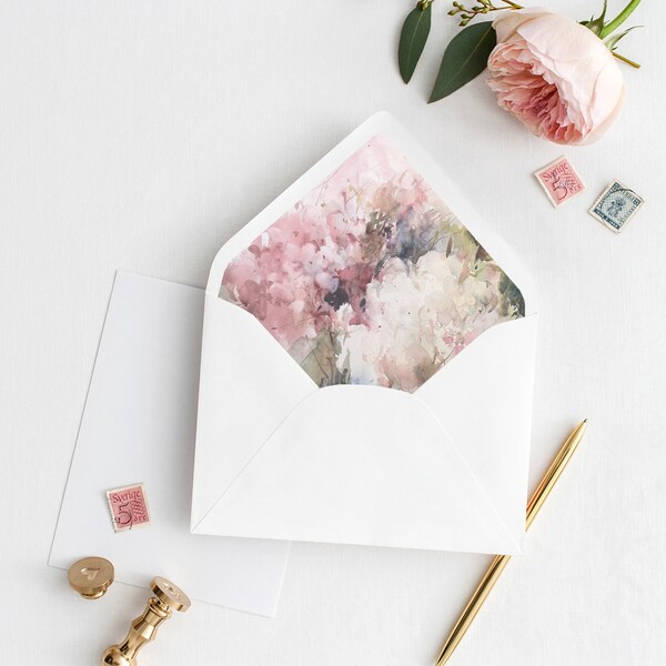 Watercolor Envelope - Etsy